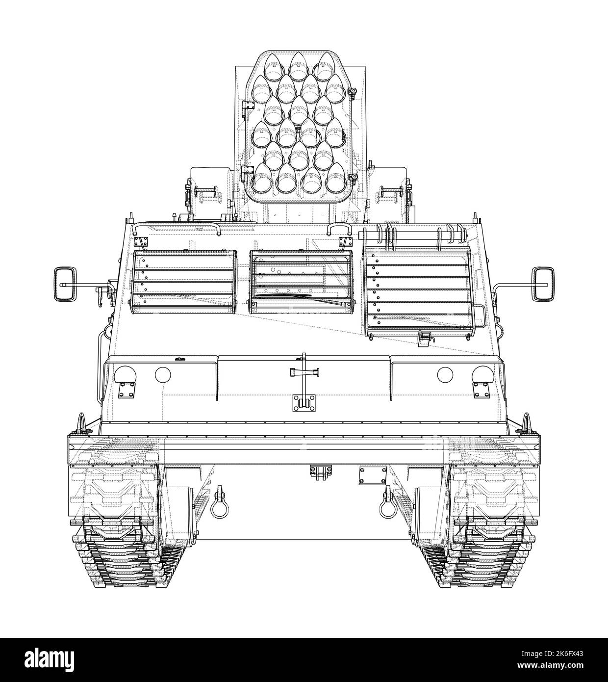 Military track missle system. Vector Stock Vector Image & Art - Alamy