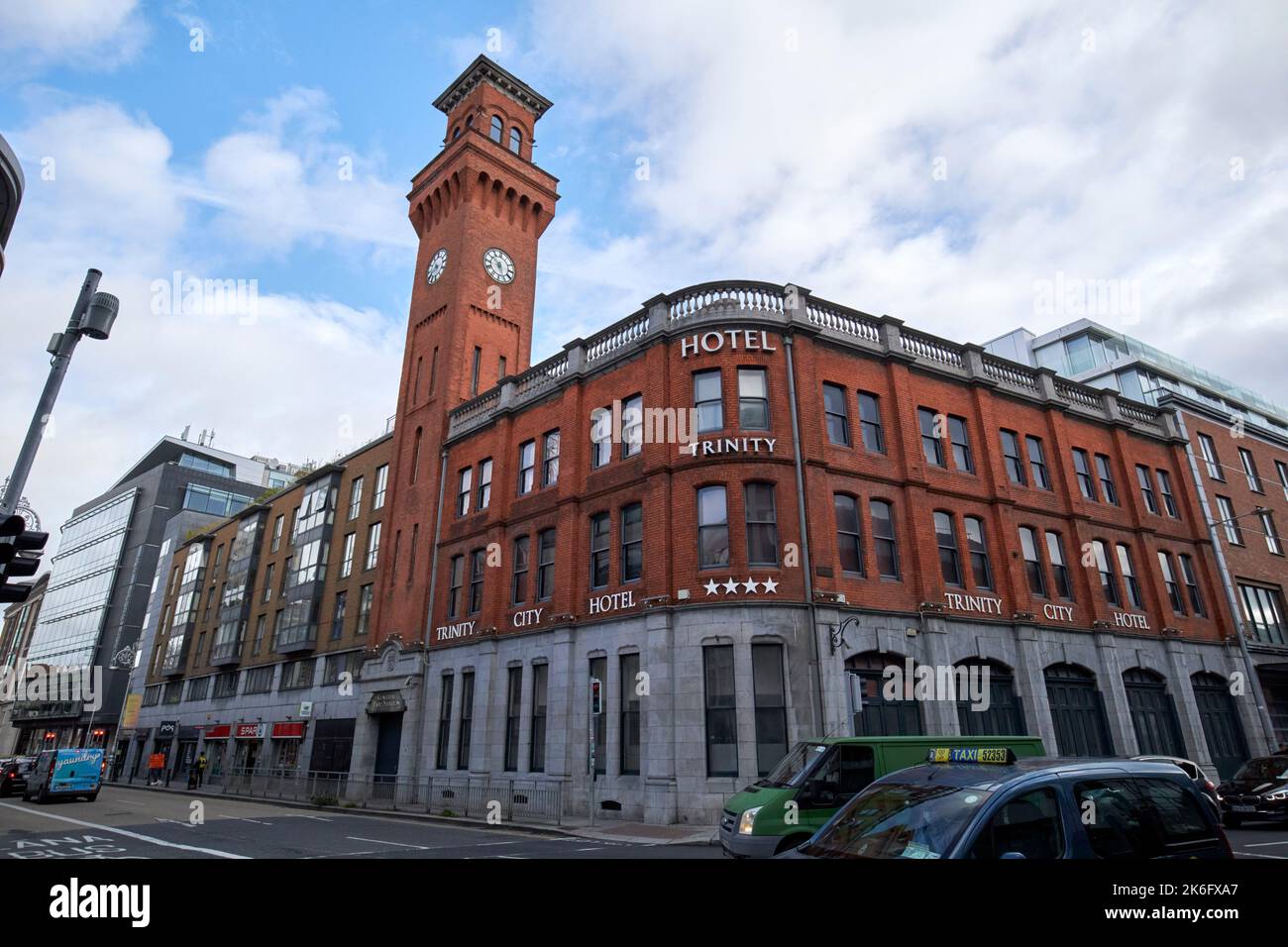 trinity city hotel with landmark tara street central fire station watch ...