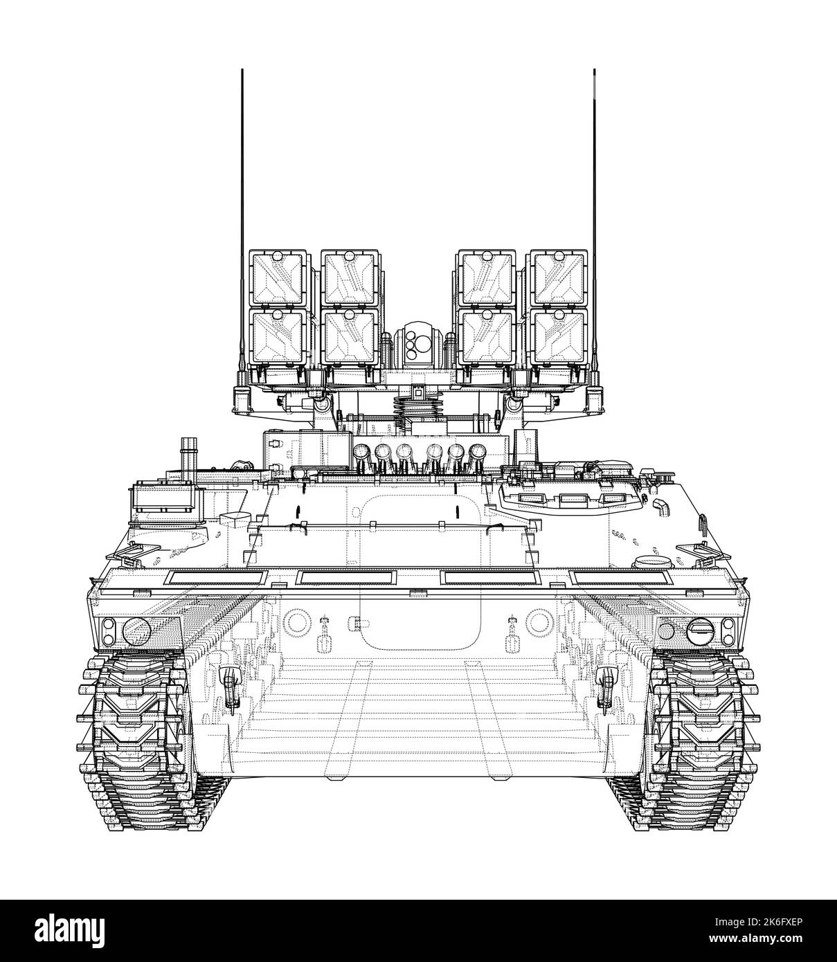 Military track missle system. Vector Stock Vector Image & Art - Alamy