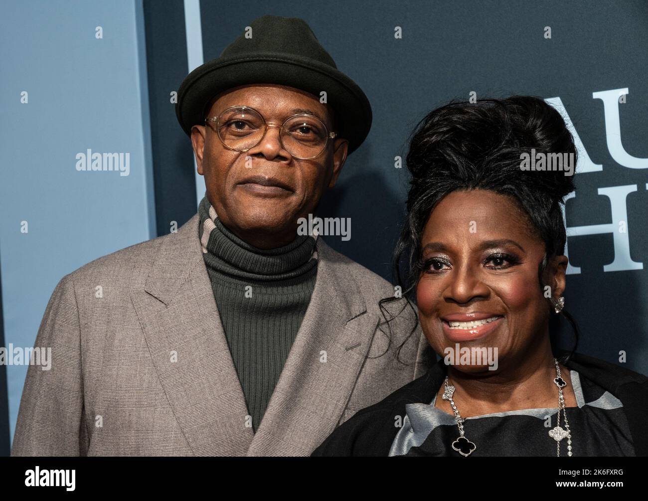 New York, US, October 13, 2022, Samuel Jackson and LaTanya Richardson ...