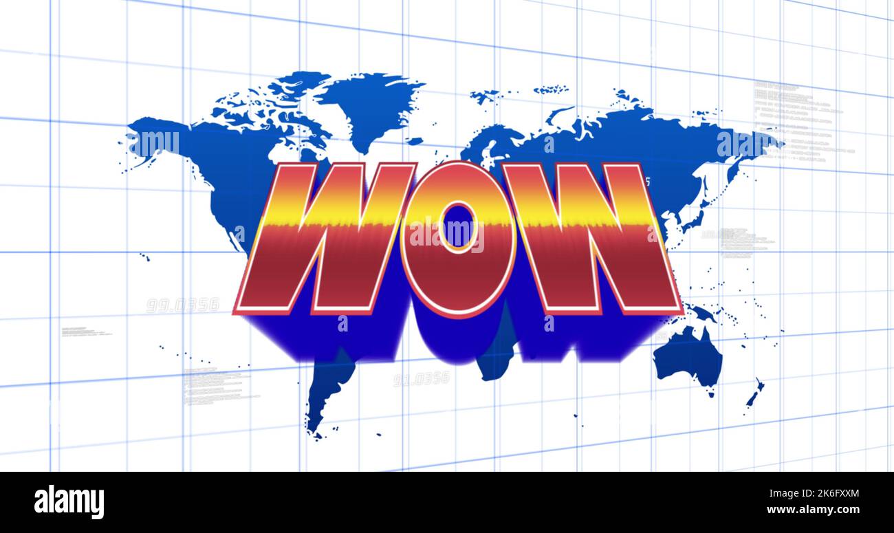 Map wow Cut Out Stock Images & Pictures - Alamy