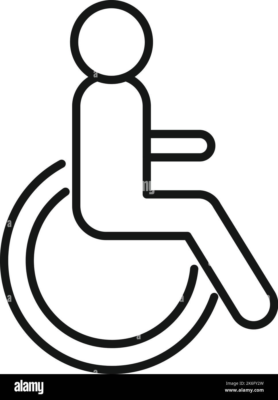 Disabled wc icon outline vector. Toilet restroom. Public door Stock ... Disabled wc icon outline vector. Toilet restroom. Public door Stock ...