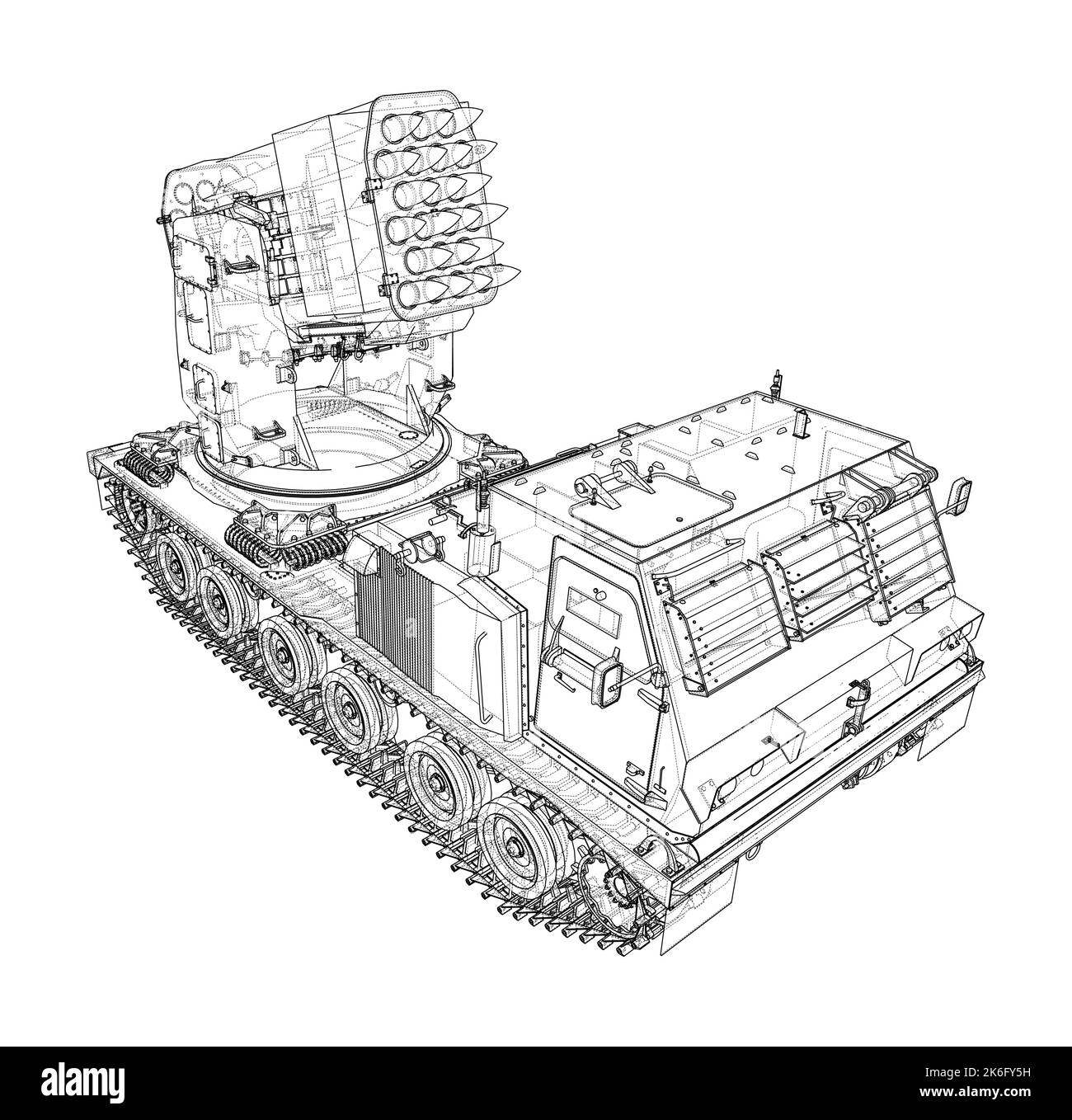 Military track missle system. Vector Stock Vector Image & Art - Alamy