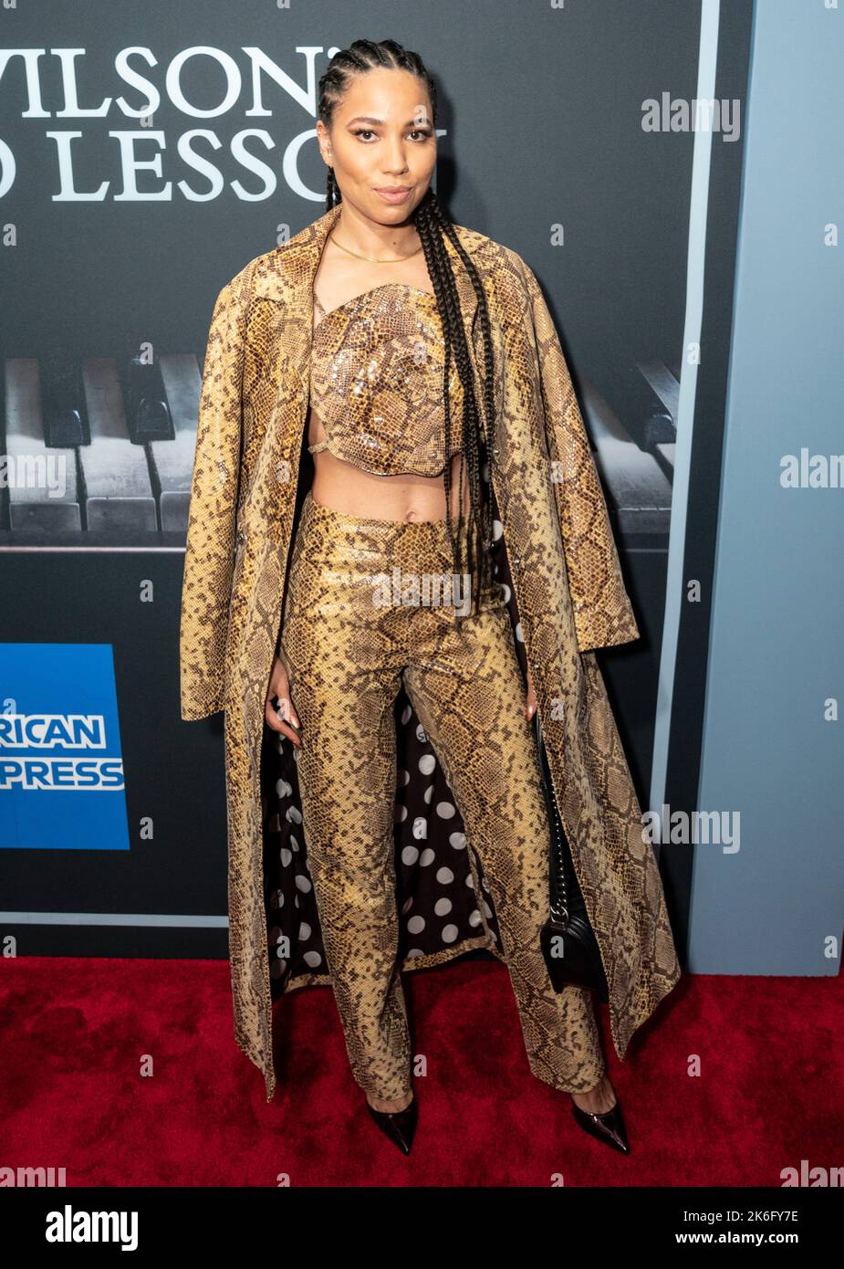 New York, US, October 13, 2022, Jurnee Smollett attends opening night ...