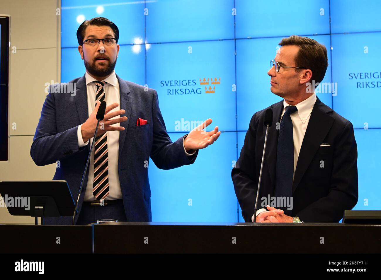 Ulf kristersson jimmie akesson hi-res stock photography and images - Alamy