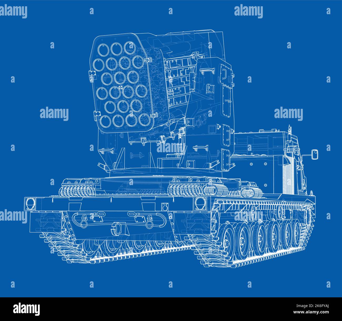 Military track missle system. Vector Stock Vector Image & Art - Alamy