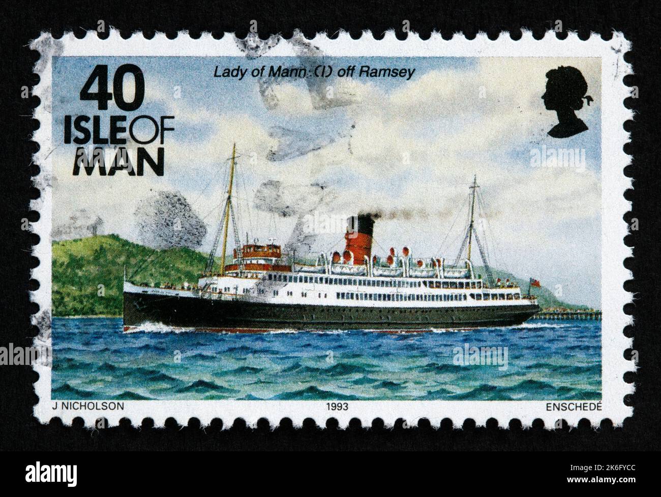 Postage stamp isle man hi-res stock photography and images - Alamy