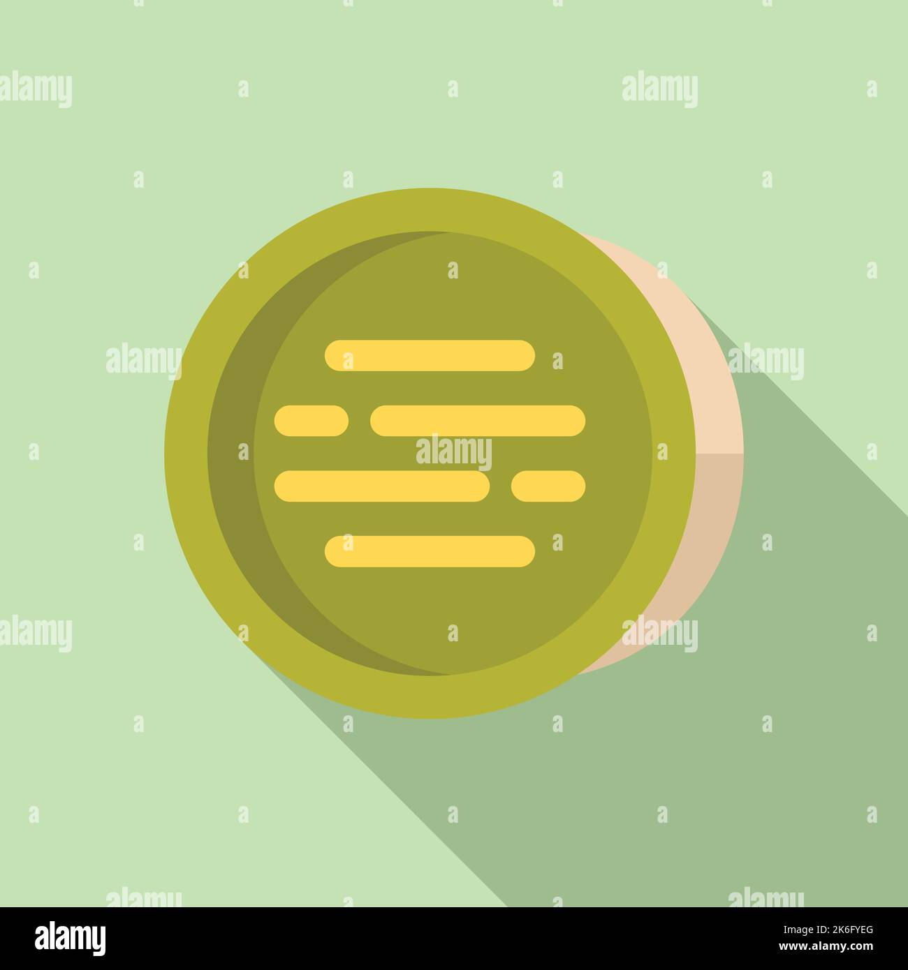 Flavor capsule icon flat vector. Cafe espresso. Drink aroma Stock ...