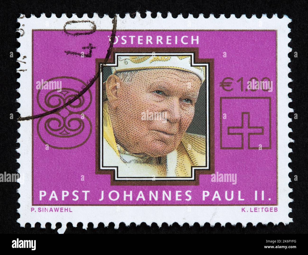 Austrian postage stamp Stock Photo - Alamy