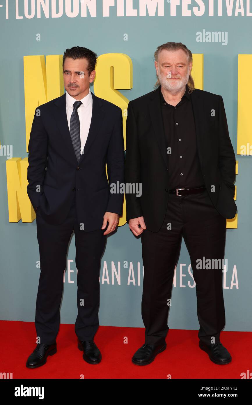 Colin Farrell, Brendan Gleeson attend the film premiere of 'The ...