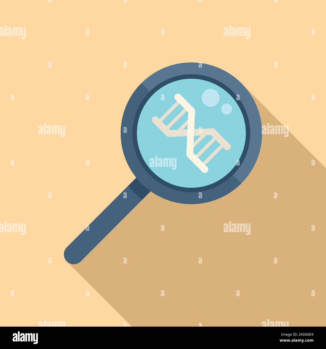 Search dna icon flat vector. Gmo food. Medicine gene Stock Vector Image ...