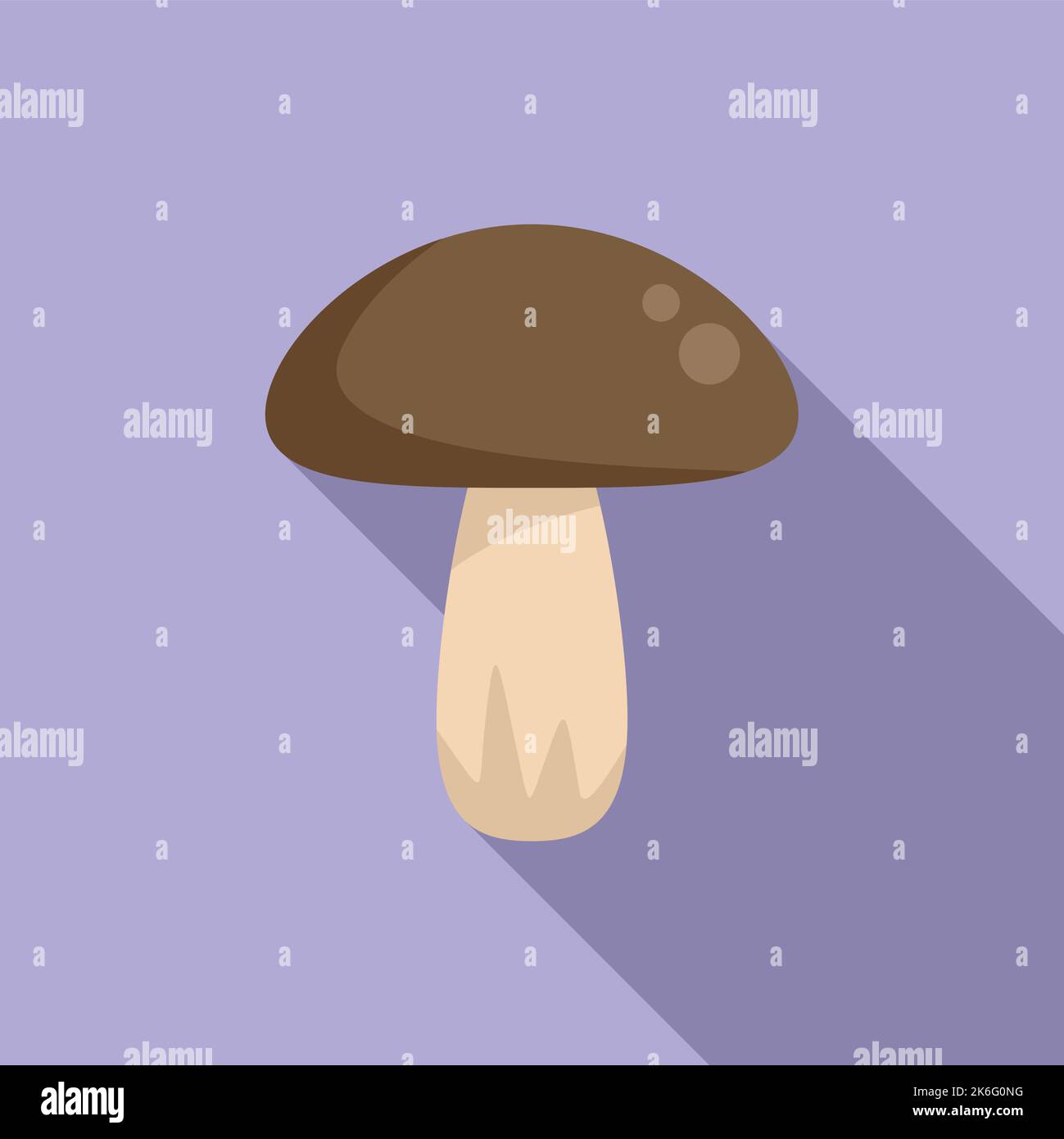 Mushroom gmo icon flat vector. Food agriculture. Science test Stock ...
