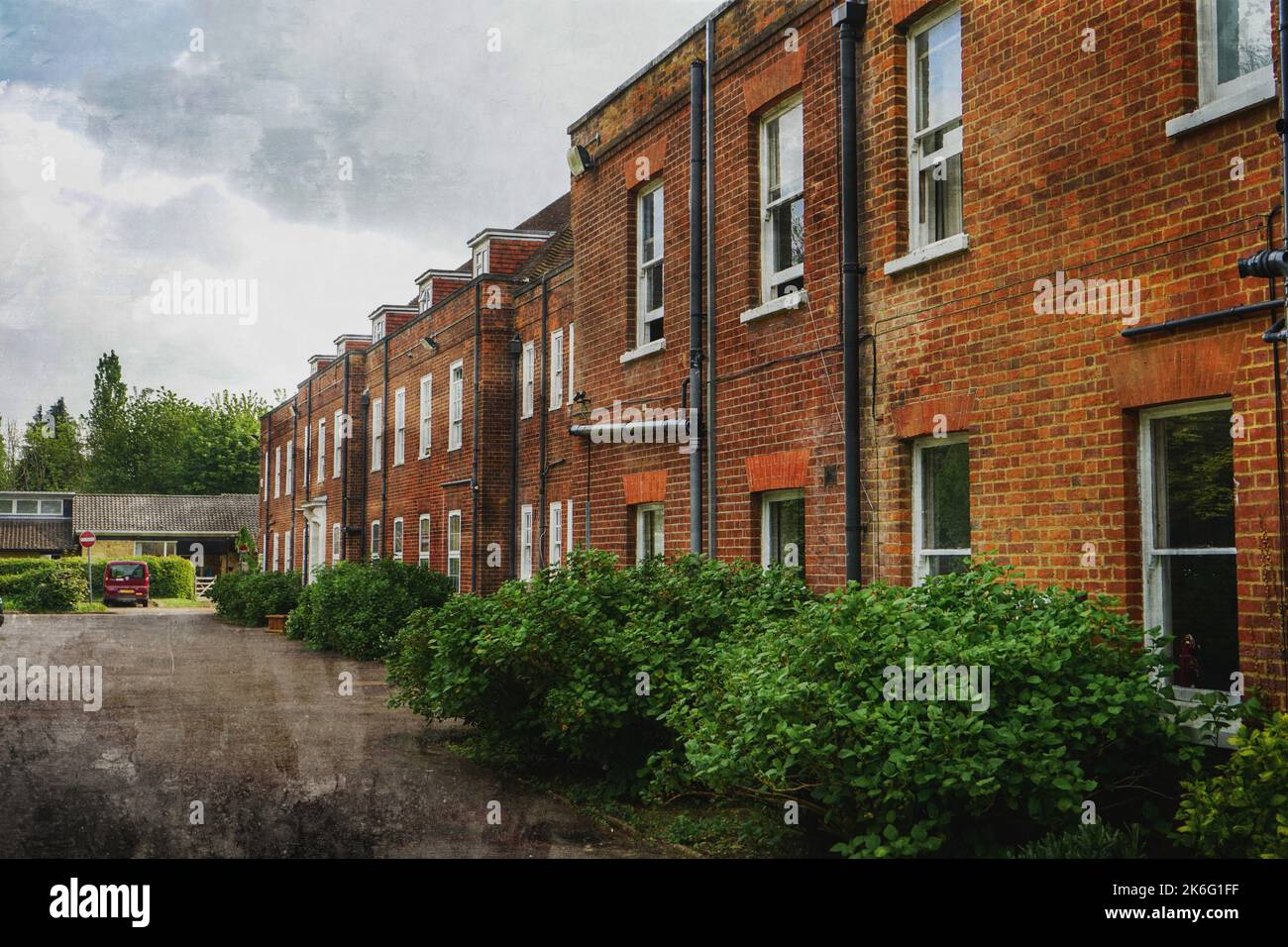 Outside of an old building Stock Photo - Alamy