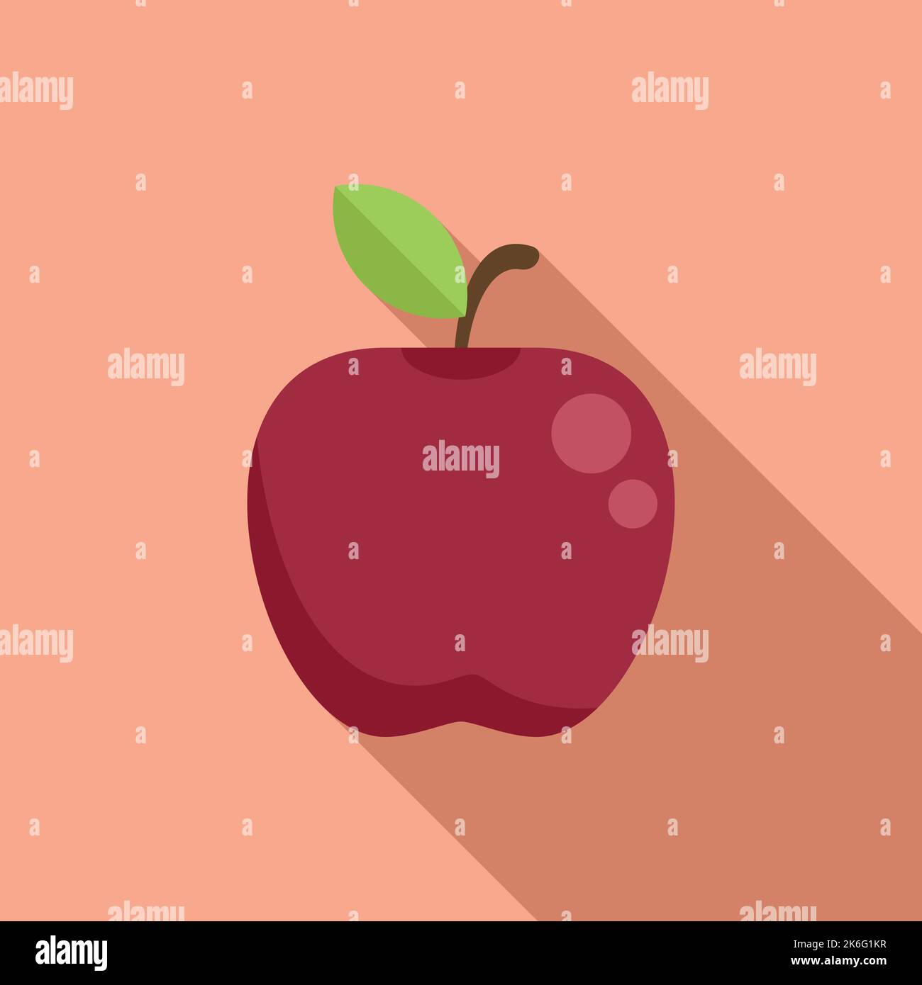 Agriculture gmo apple icon flat vector. Dna food. Medicine gene Stock ...