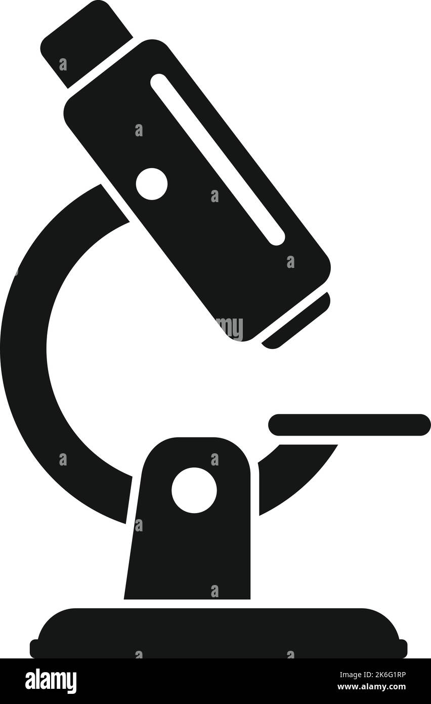 Dna microscope icon simple vector. Gmo food. Test laboratory Stock ...