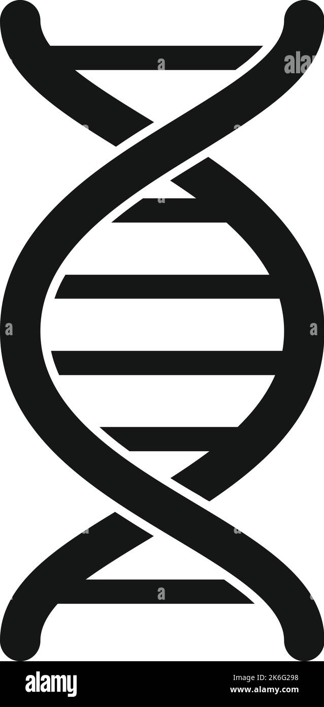 Dna research icon simple vector. Gmo food. Biology fruit Stock Vector ...