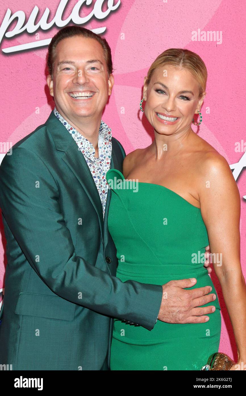 LOS ANGELES - OCT 13: Michael Cooney, Jessica Collins at the "Acapulco ...