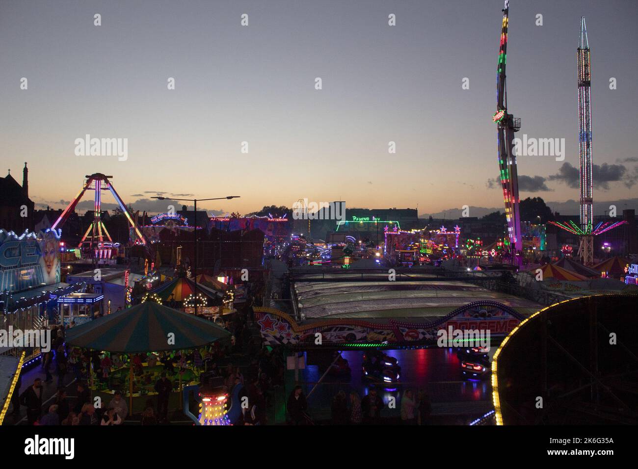 7th October 2022, Tewkesbury, Gloucestershire, England. Tewkesbury Mop ...
