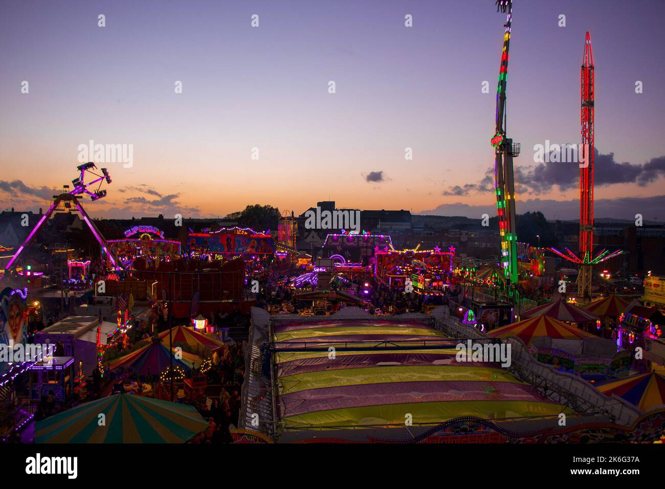 7th October 2022, Tewkesbury, Gloucestershire, England. Tewkesbury Mop ...