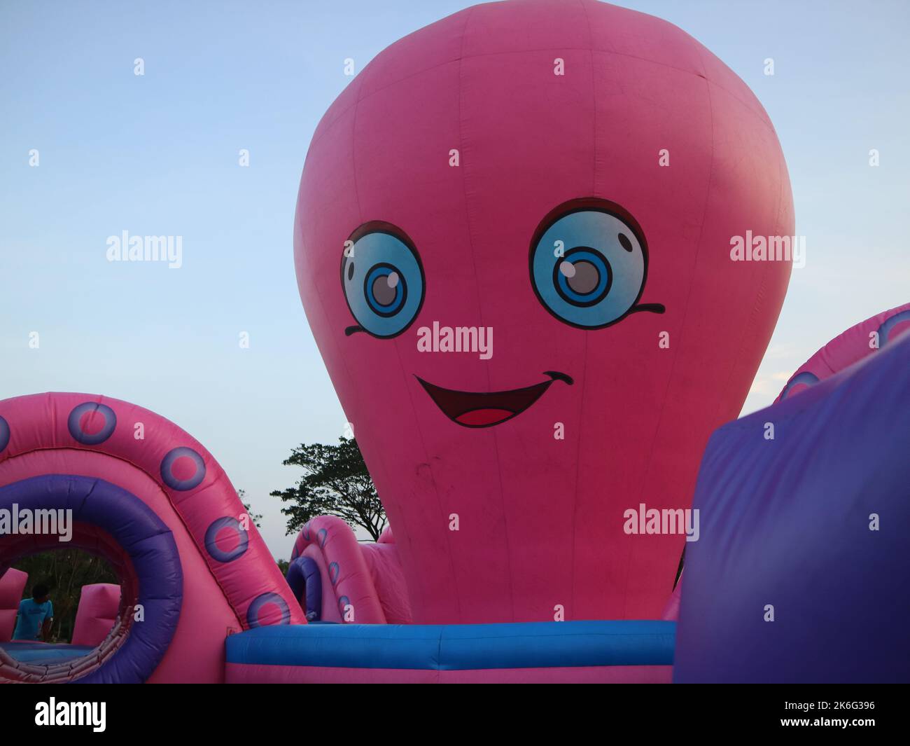 Giant inflatable jump balloons in various shapes for children to play ...