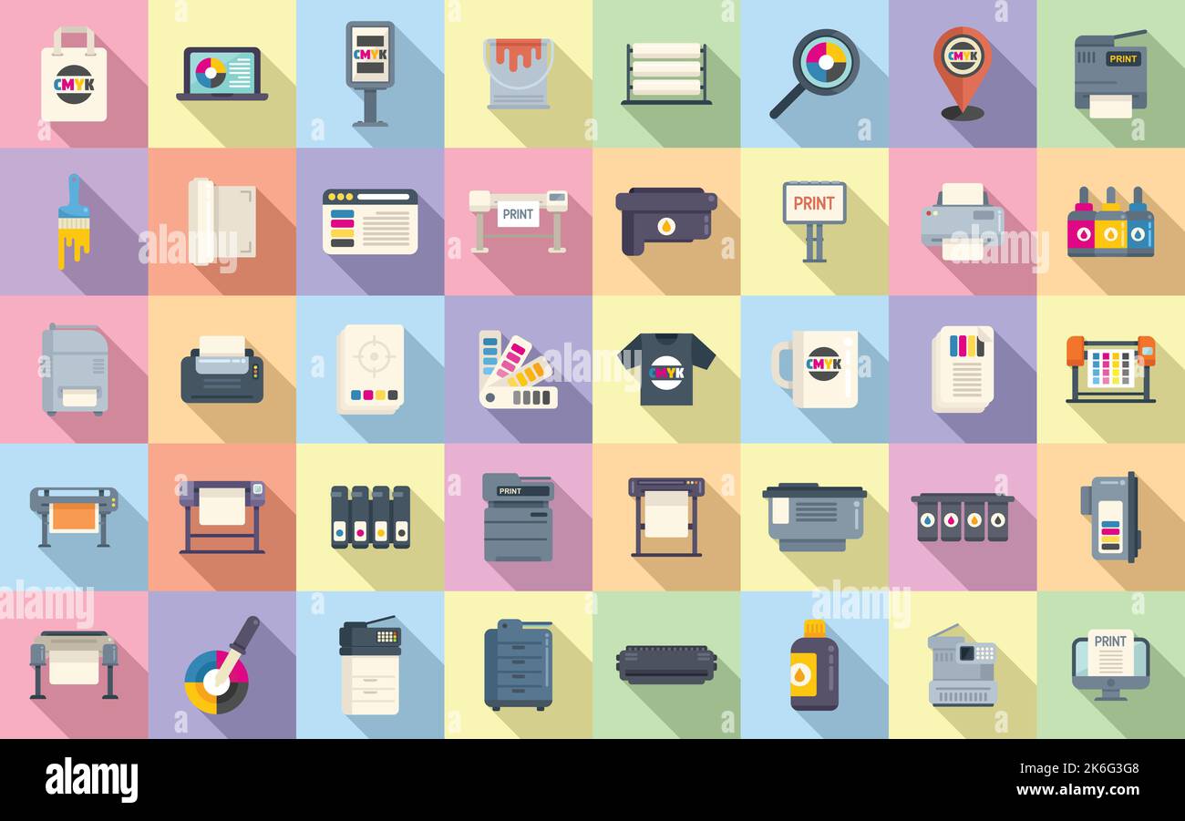 Newspaper rotary printing machine Stock Vector Images - Alamy