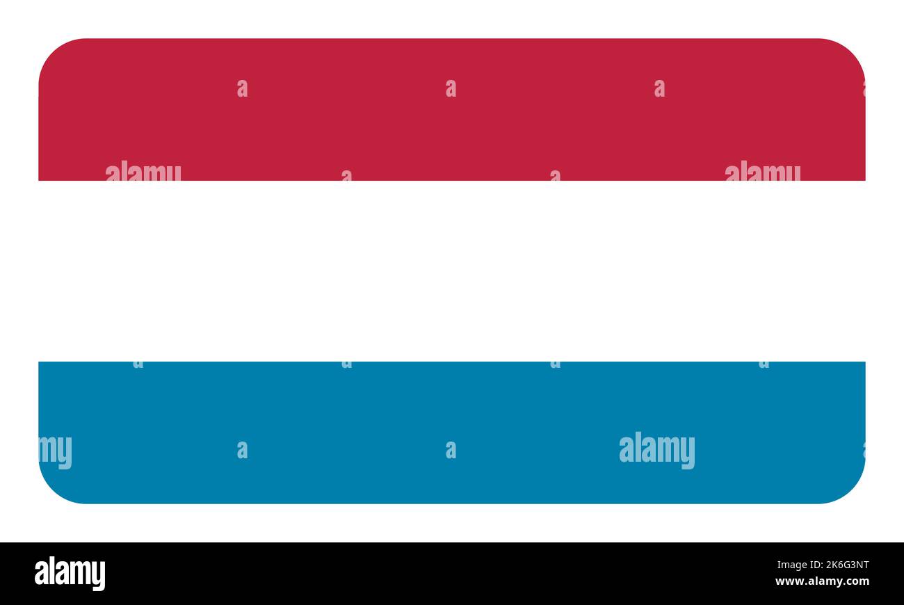 Flag of Luxembourg. Luxembourgish national symbol in official colors ...