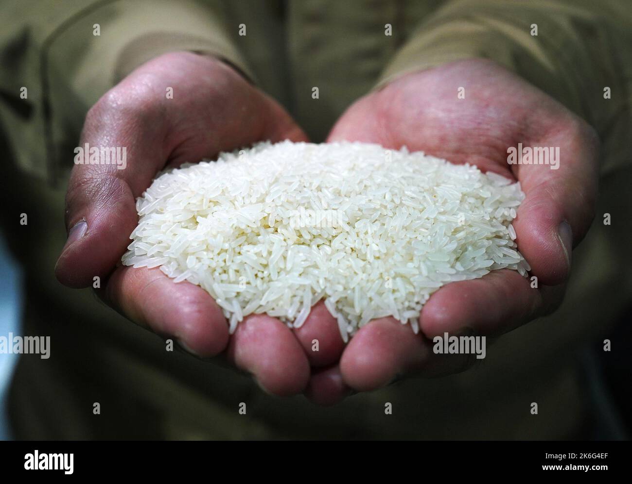 Nanchang. 11th Oct, 2022. Photo taken on Oct. 11, 2022 shows a worker ...