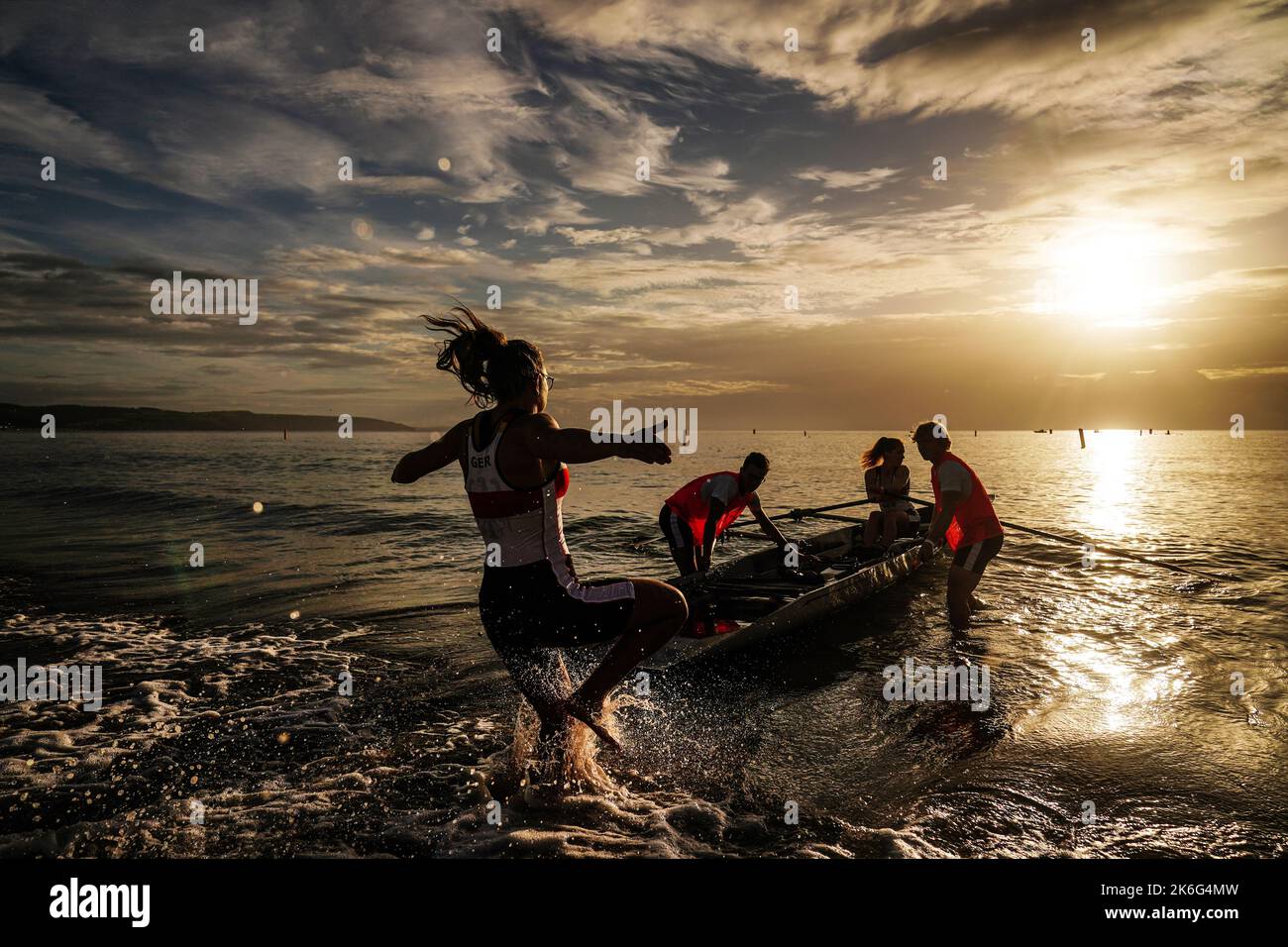 Germany's Women's double skulls during day one of the World Rowing ...