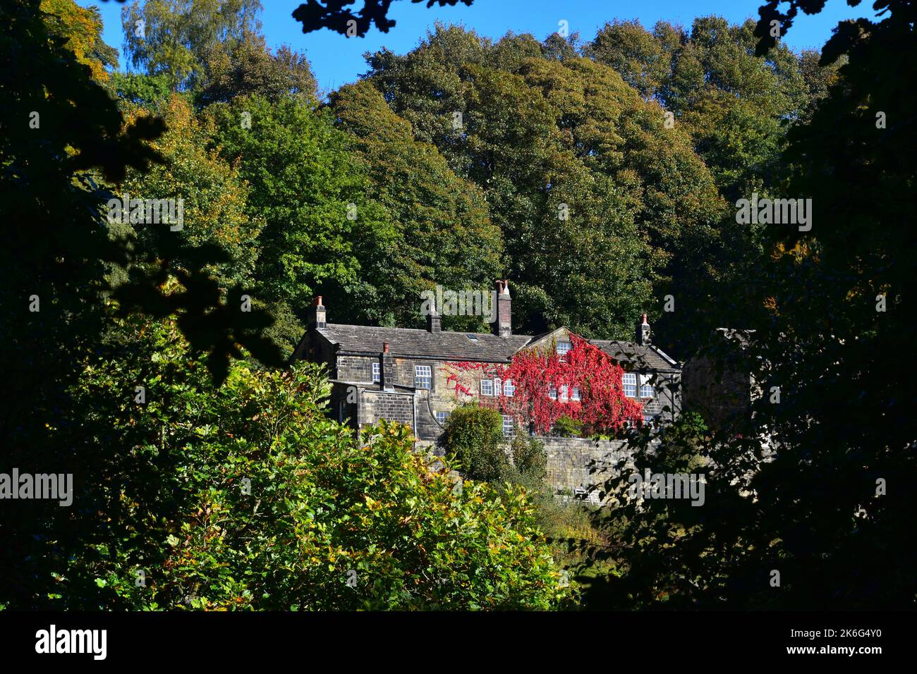 Lumb Bank, Ted Hughes Arvon Centre, Hebden Bridge Stock Photo - Alamy