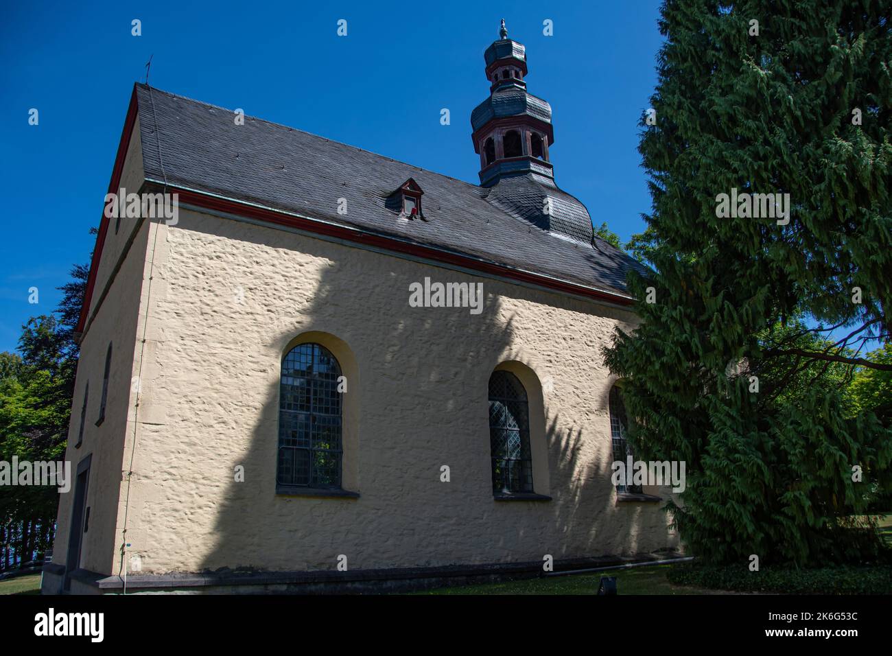 The St. Peter chapel on the Petersberg in Koenigswinter Stock Photo - Alamy