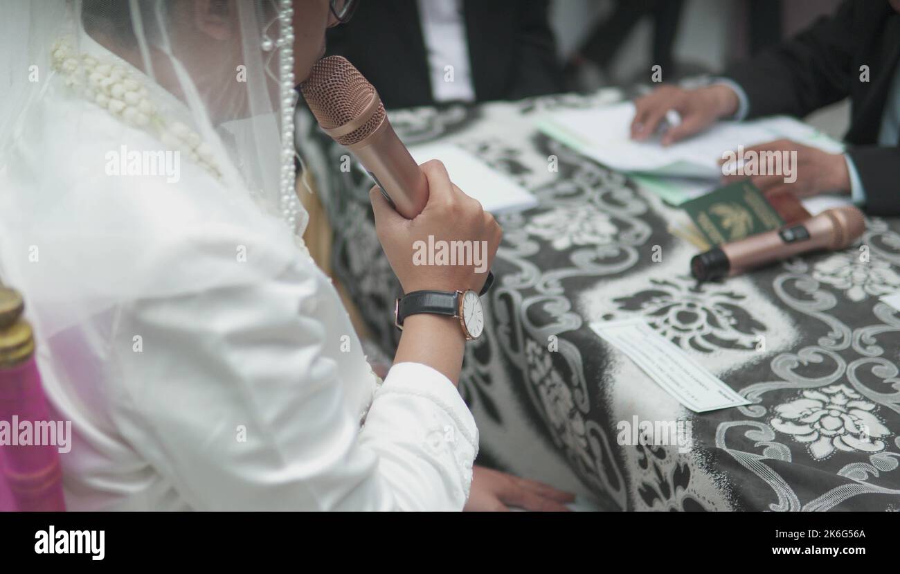 Jakarta, Indonesia, October 9th 2022 : Akad Nikah also known as ...