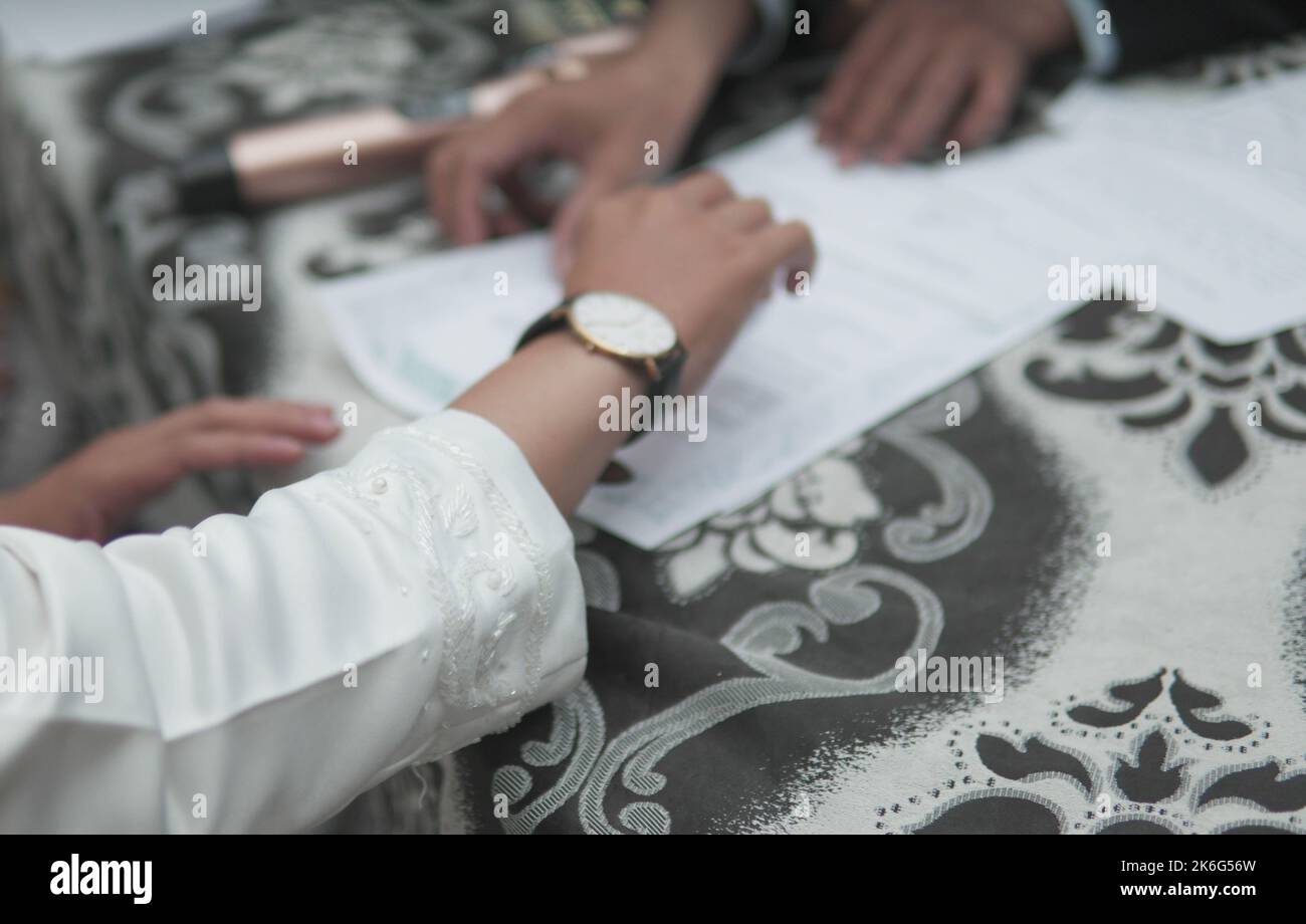 Jakarta, Indonesia, October 9th 2022 : Akad Nikah also known as ...
