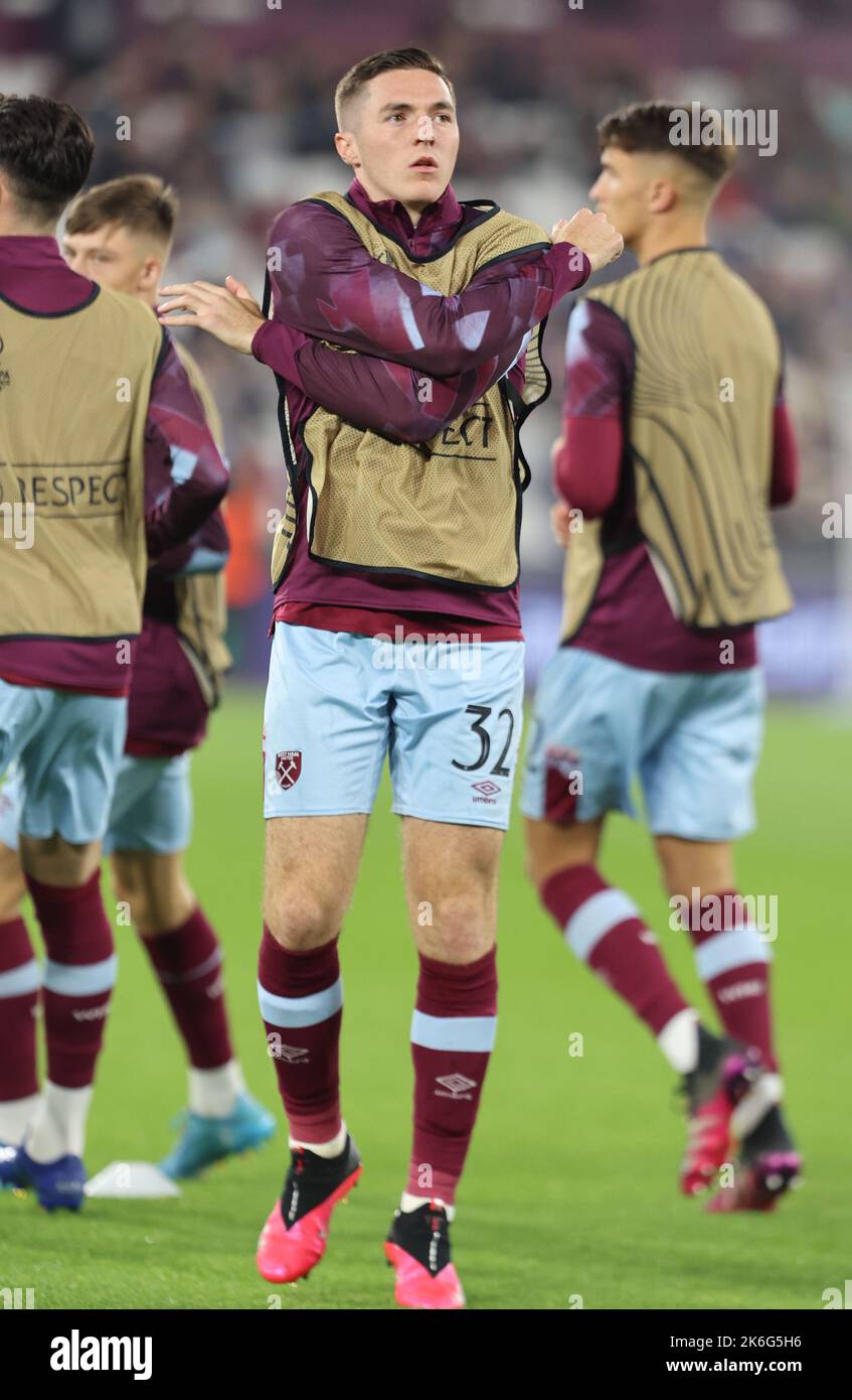 West Ham United's Conor Coventry during Europa Conference League soccer ...