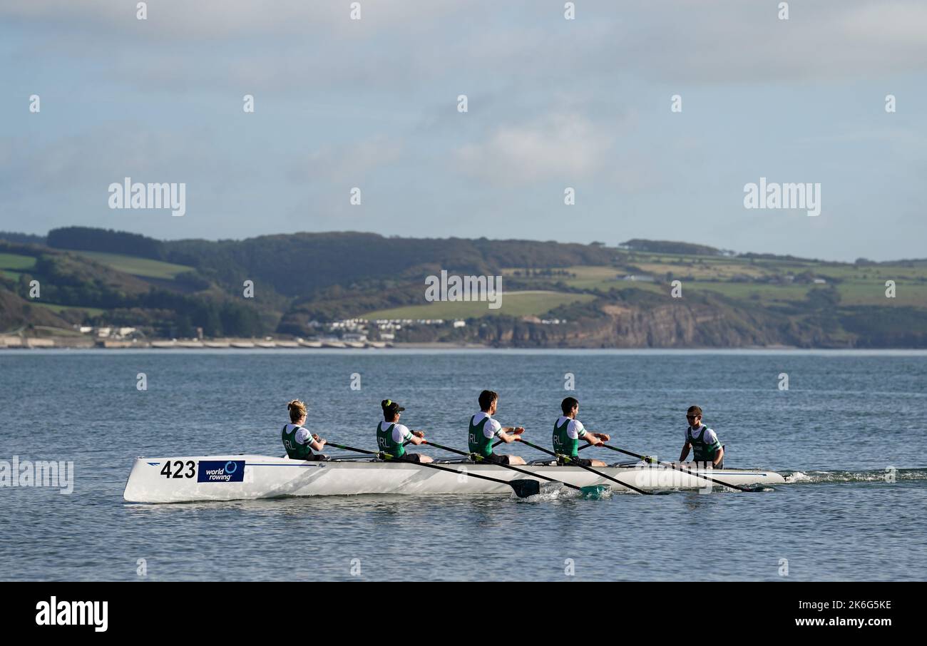 Ireland's mixed coxed quadruple skulls during day one of the World ...