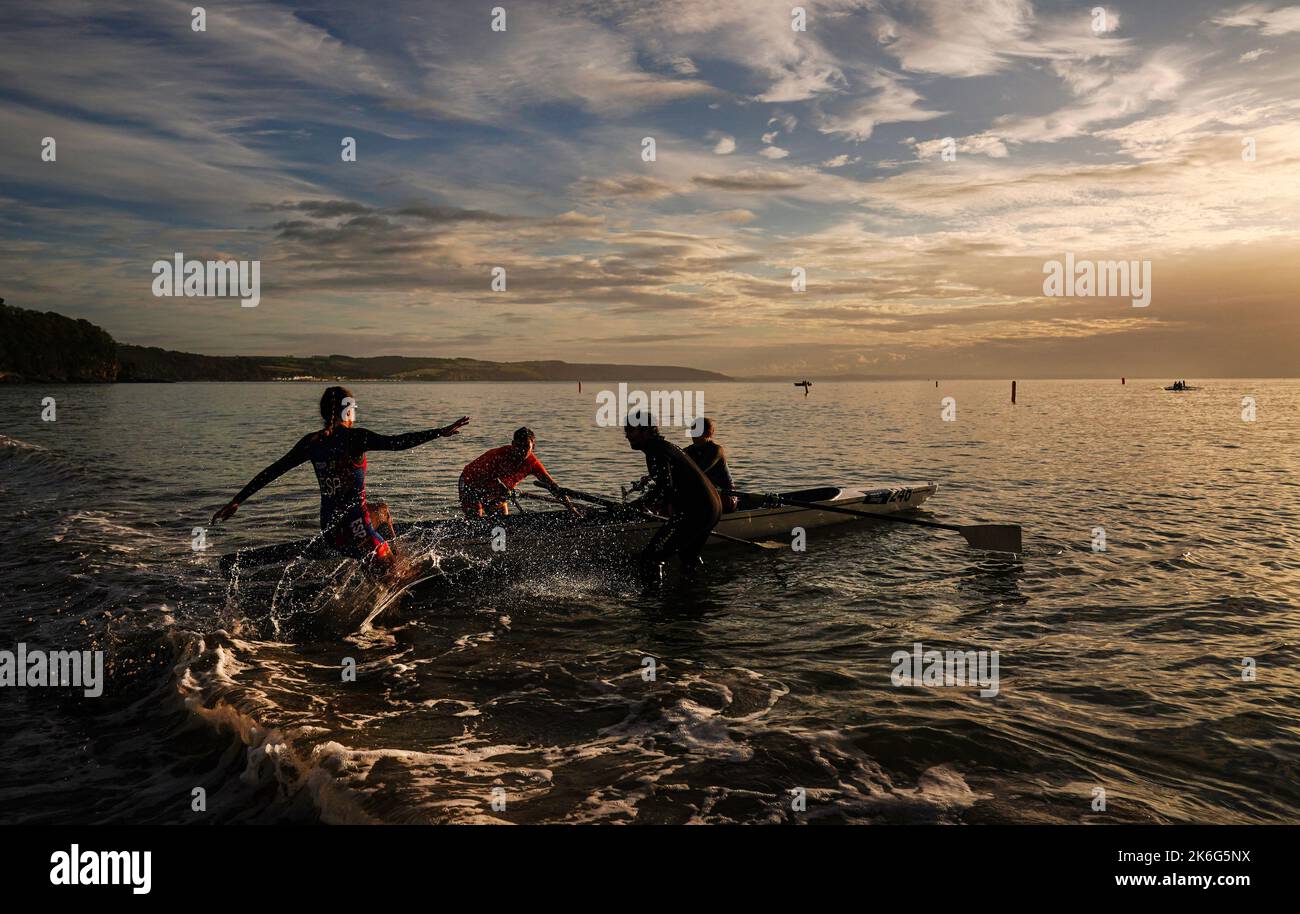 Mixed double skulls during day one of the World Rowing Beach Sprint ...