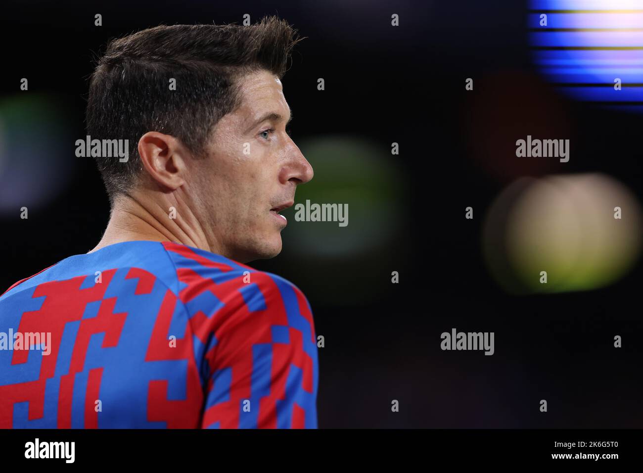 Barcelona, Spain, 12th October 2022. Robert Lewandowski of FC Barcelona ...
