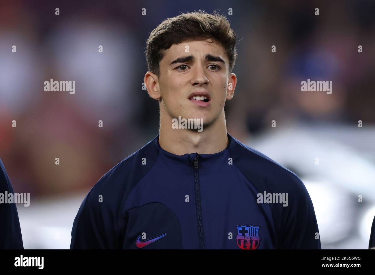 Barcelona, Spain, 12th October 2022. Gavi of FC Barcelona during the ...