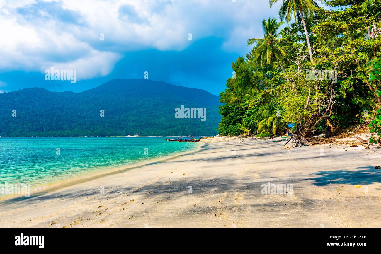 Tropical beach at Ko Lipe island, Thailand. Part of Tarutao national ...