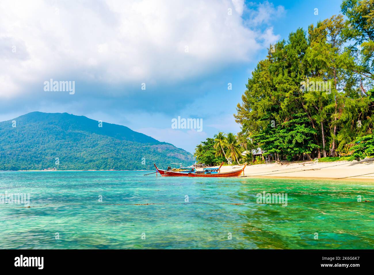 Tropical beach at Ko Lipe island, Thailand. Part of Tarutao national ...
