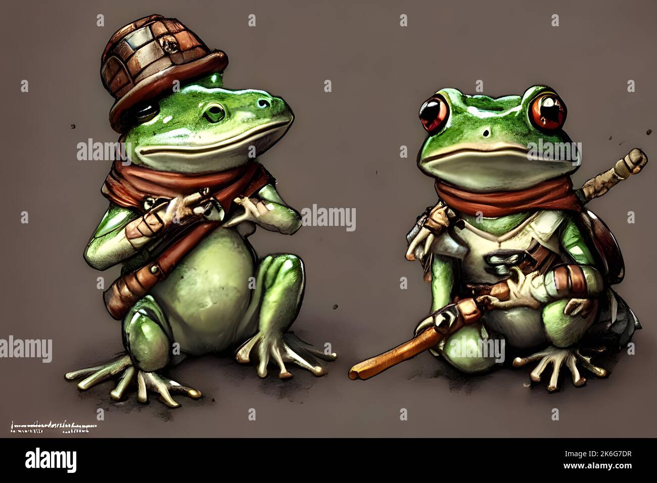 Two Happy Frogs
