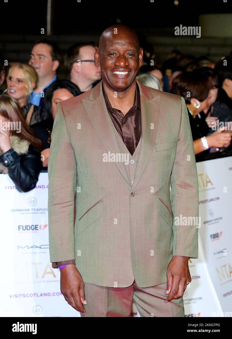 Shaun Wallace attending the National Television Awards 2022 held at the ...