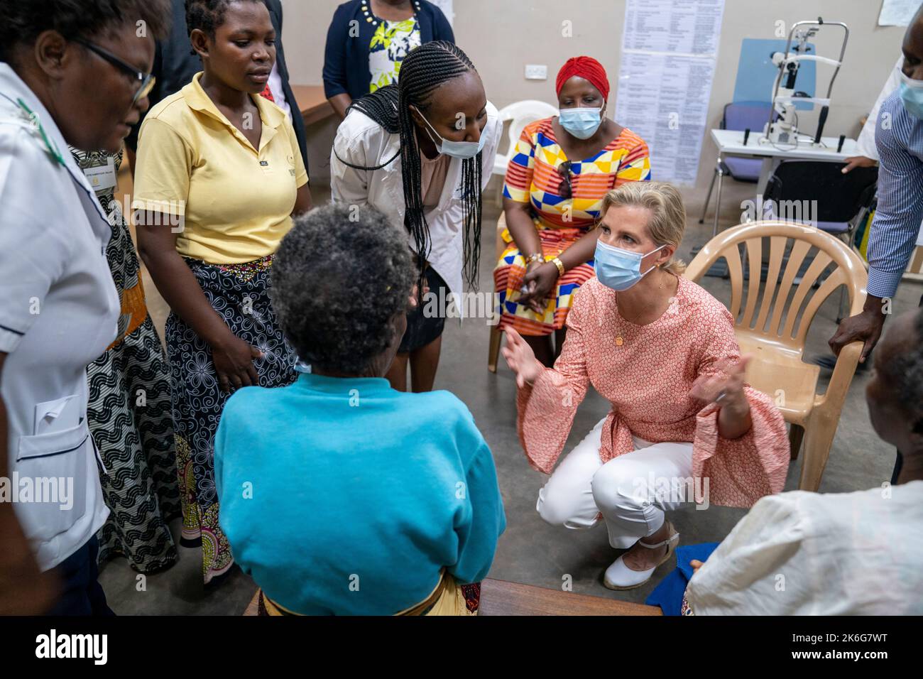 The Countess of Wessex meets cataract patients who have had their sight ...
