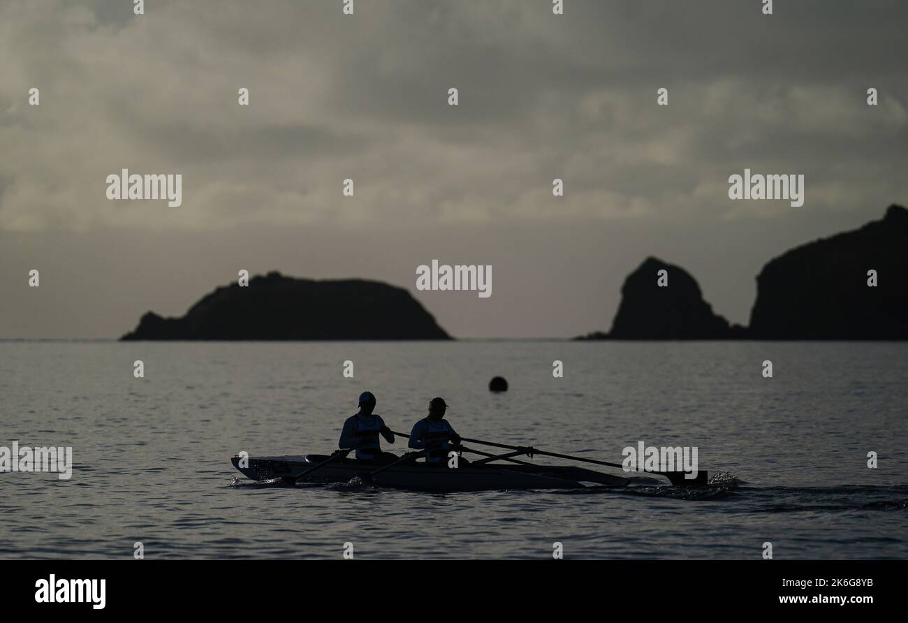 Mixed double skulls during day one of the World Rowing Beach Sprint ...