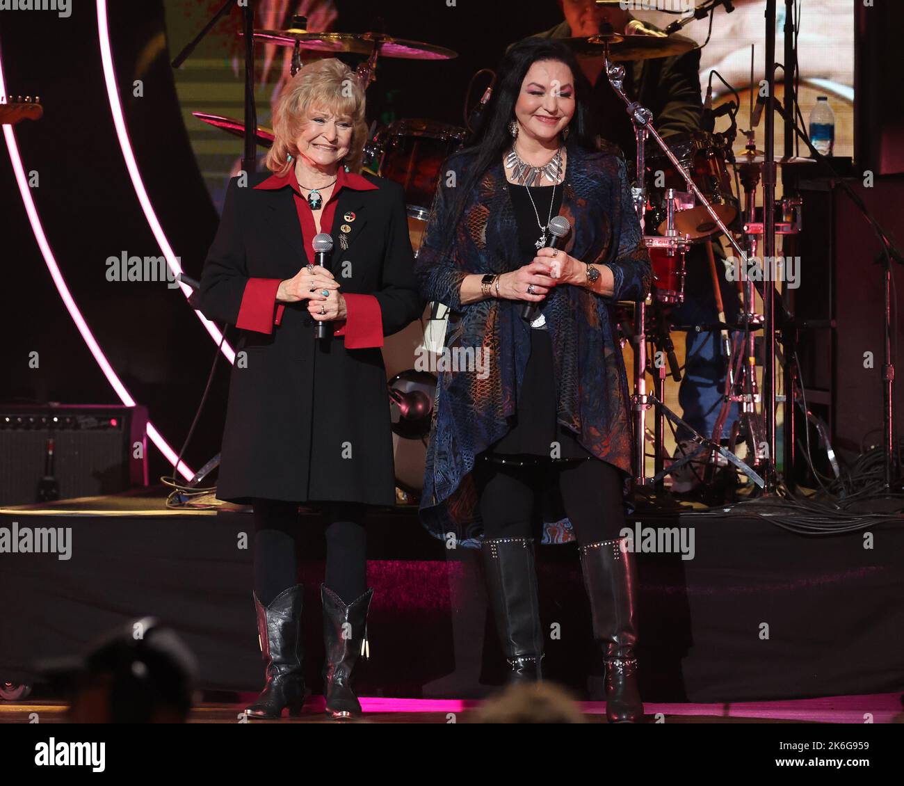 Nashville, TN. October 12 , 2022, Nashville, TN. October 12 , 2022, Peggy Sue Wright and Crystal ...