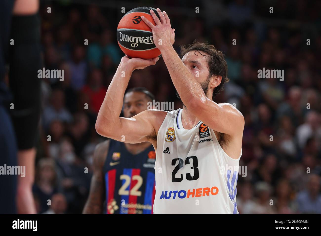 Sergio Llull of Real Madrid during Turkish Airlines EuroLeague match ...