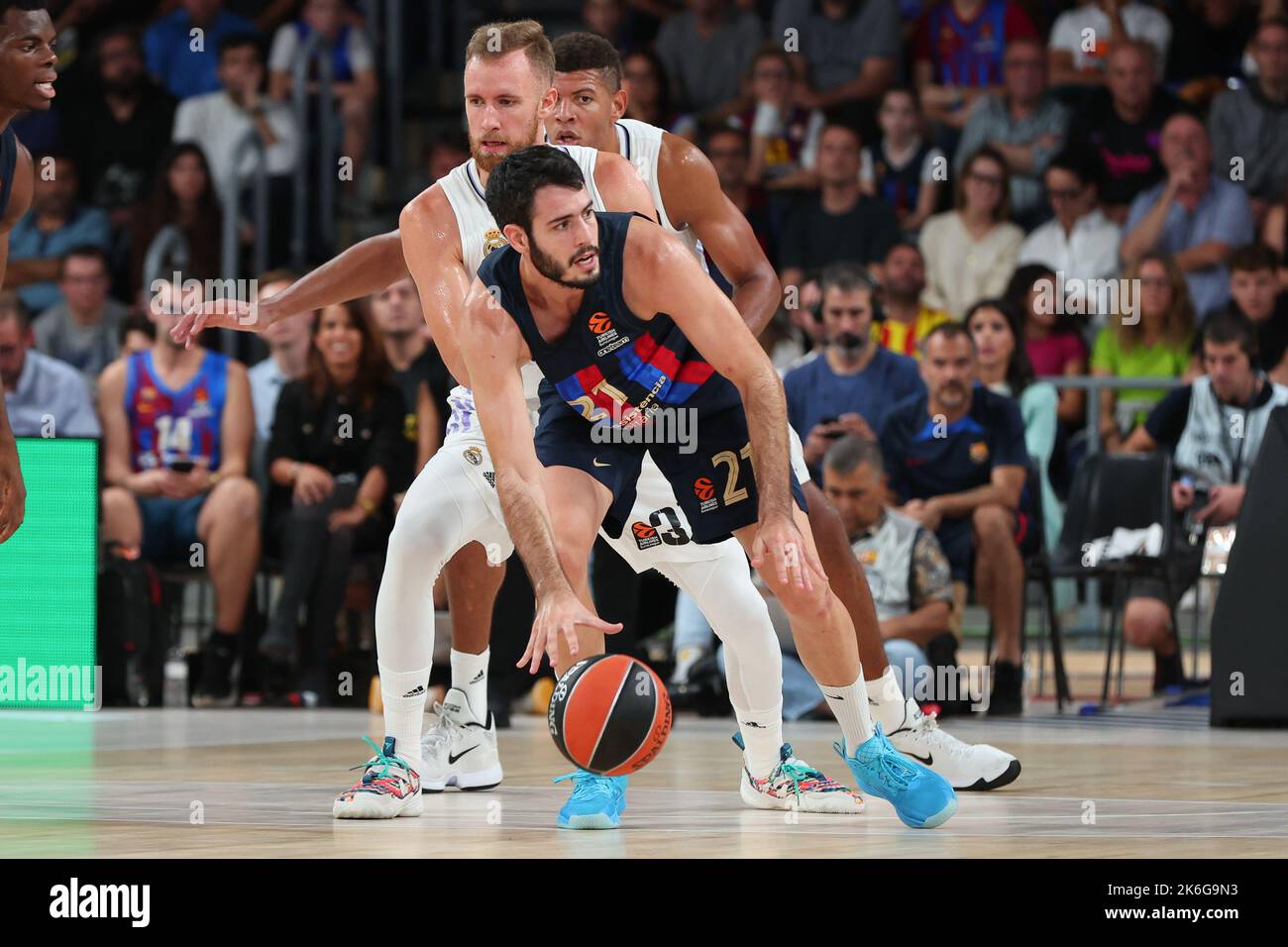 Alex Abrines of FC Barcelona in action during Turkish Airlines ...