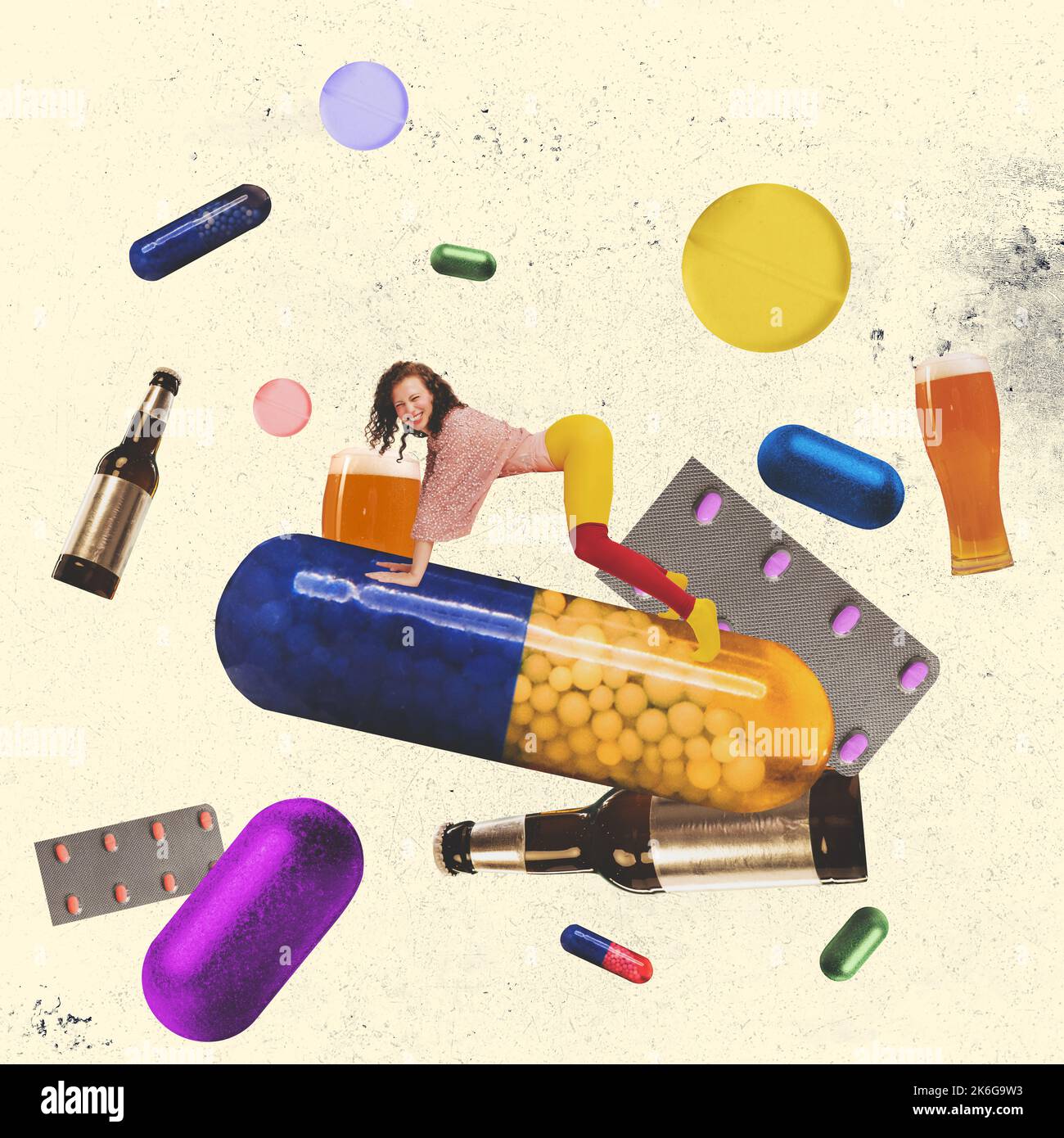 Healthy habit artwork hi-res stock photography and images - Alamy