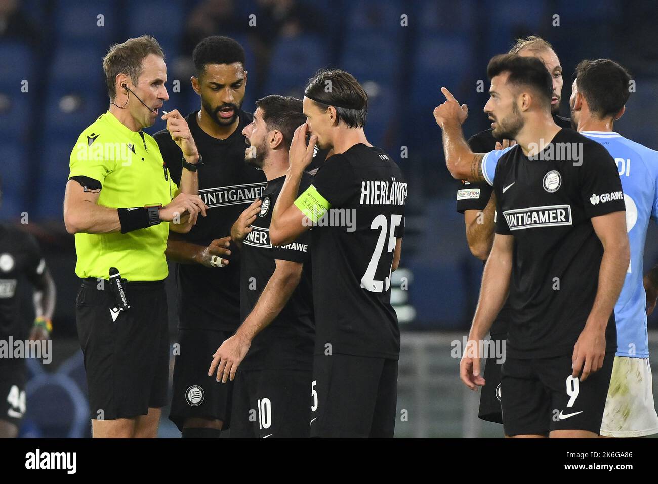 Referee Sascha Stegemann during the fourth day of UEFA Europa League ...