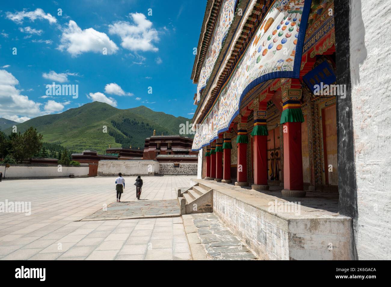 Asia china gansu monastery hi-res stock photography and images - Alamy