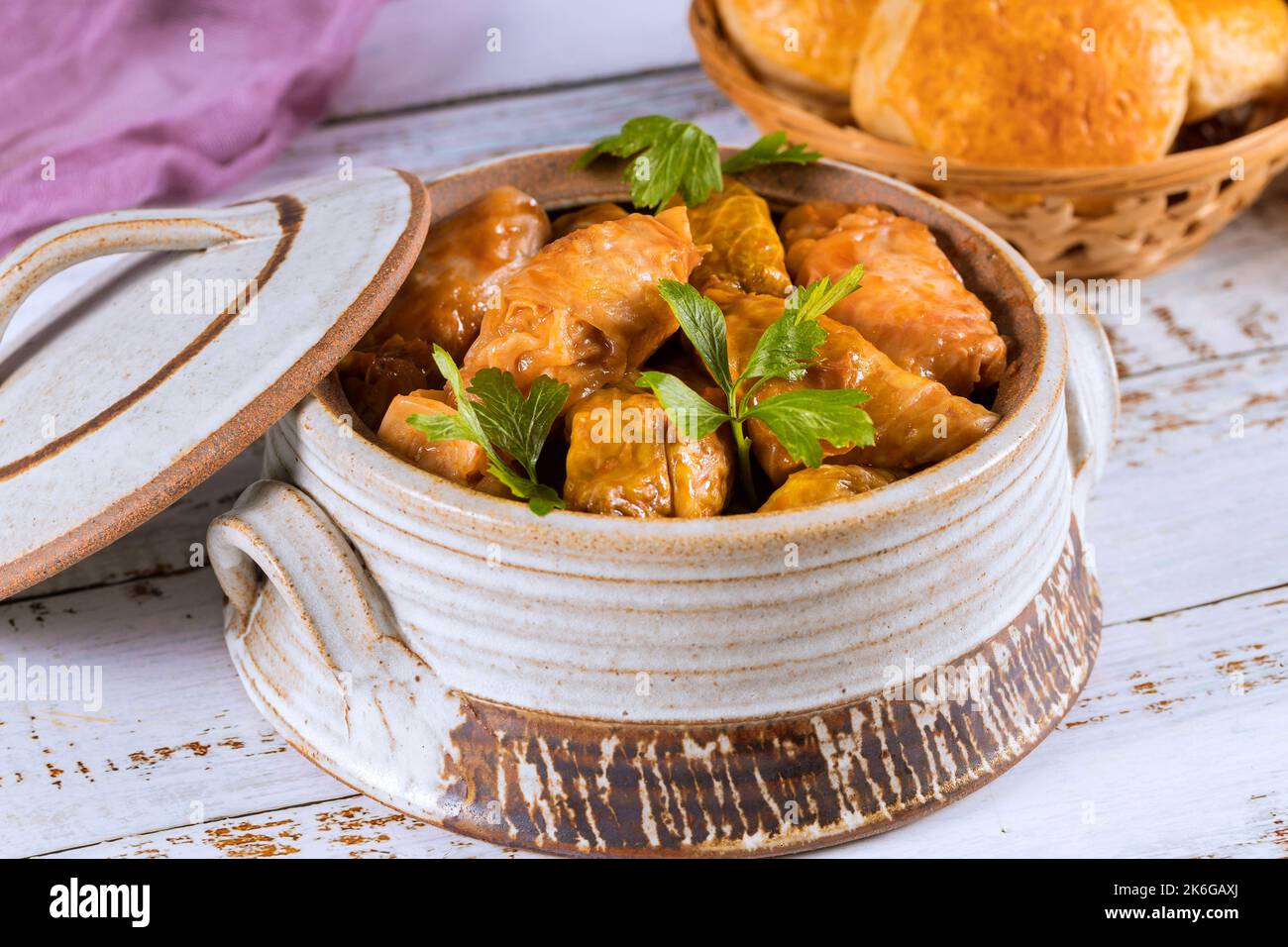 Traditional delicious homemade dish of eastern european cuisine ...